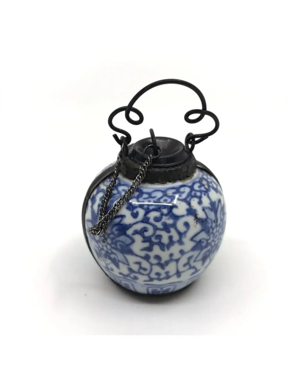 Hand Made | Accents | Antique Chinese Blue White Porcelain Opium Water ...